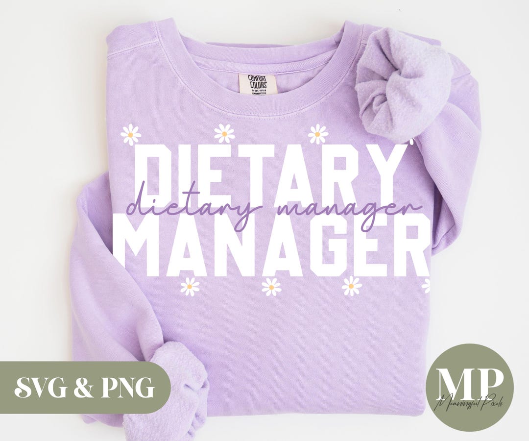 Dietary Manager SVG & PNG - Etsy