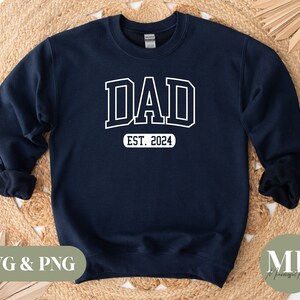 Dad Est. 2024 SVG & PNG - Etsy