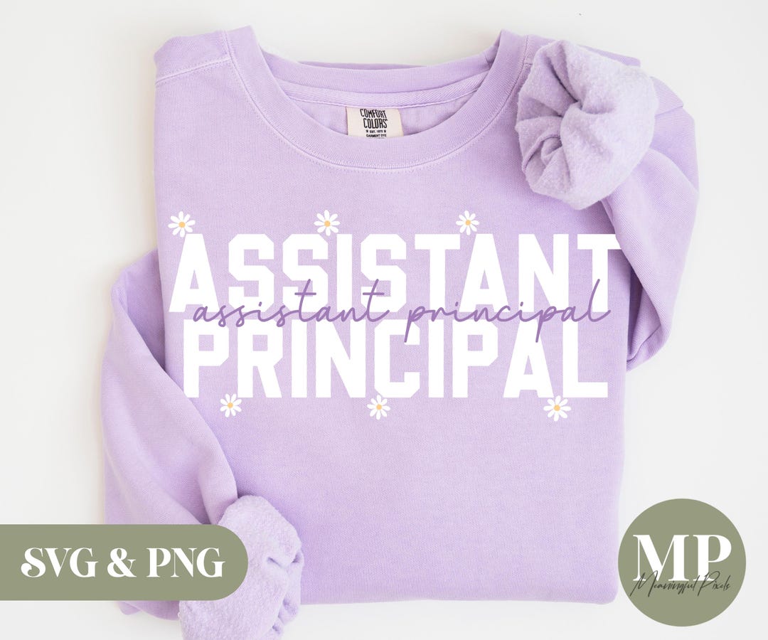 Assistant Principal SVG & PNG - Etsy