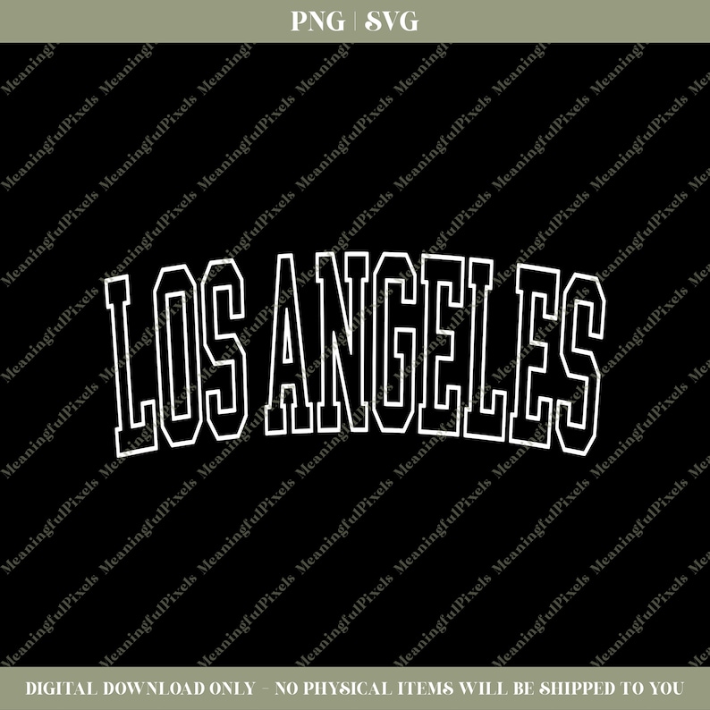 Los Angeles SVG & PNG - Etsy Los Angeles SVG & PNG - Etsy