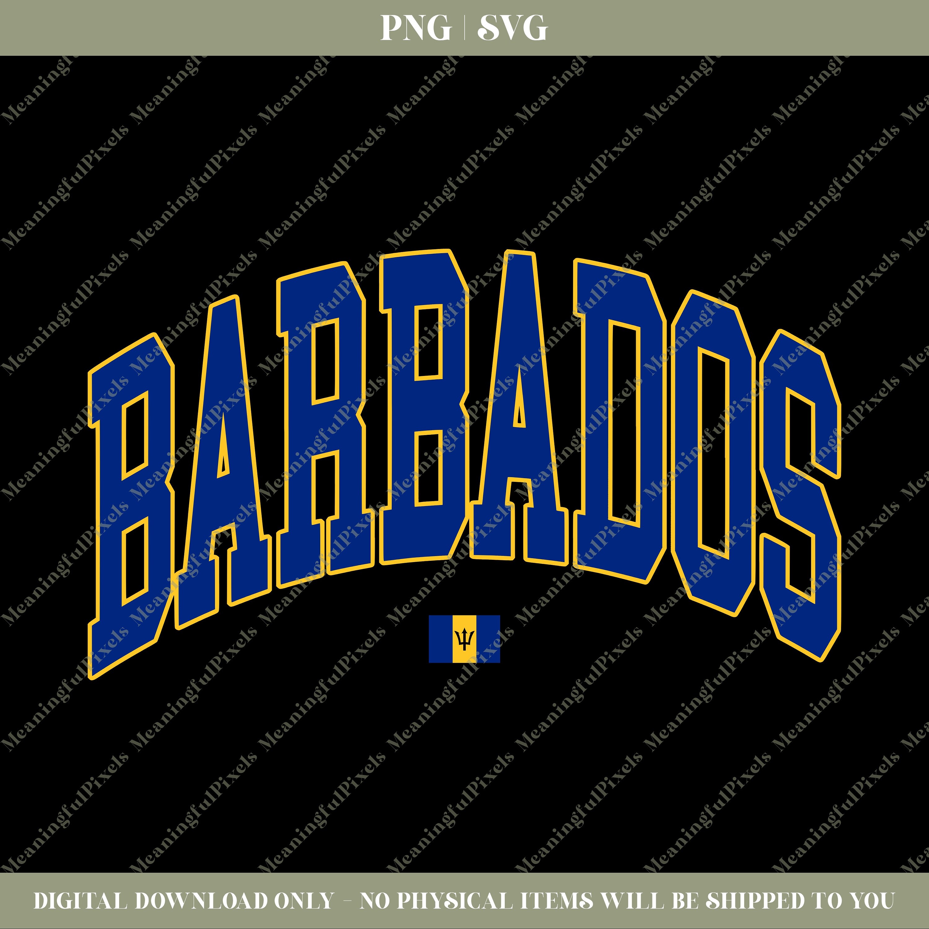 Barbados SVG & PNG - Etsy