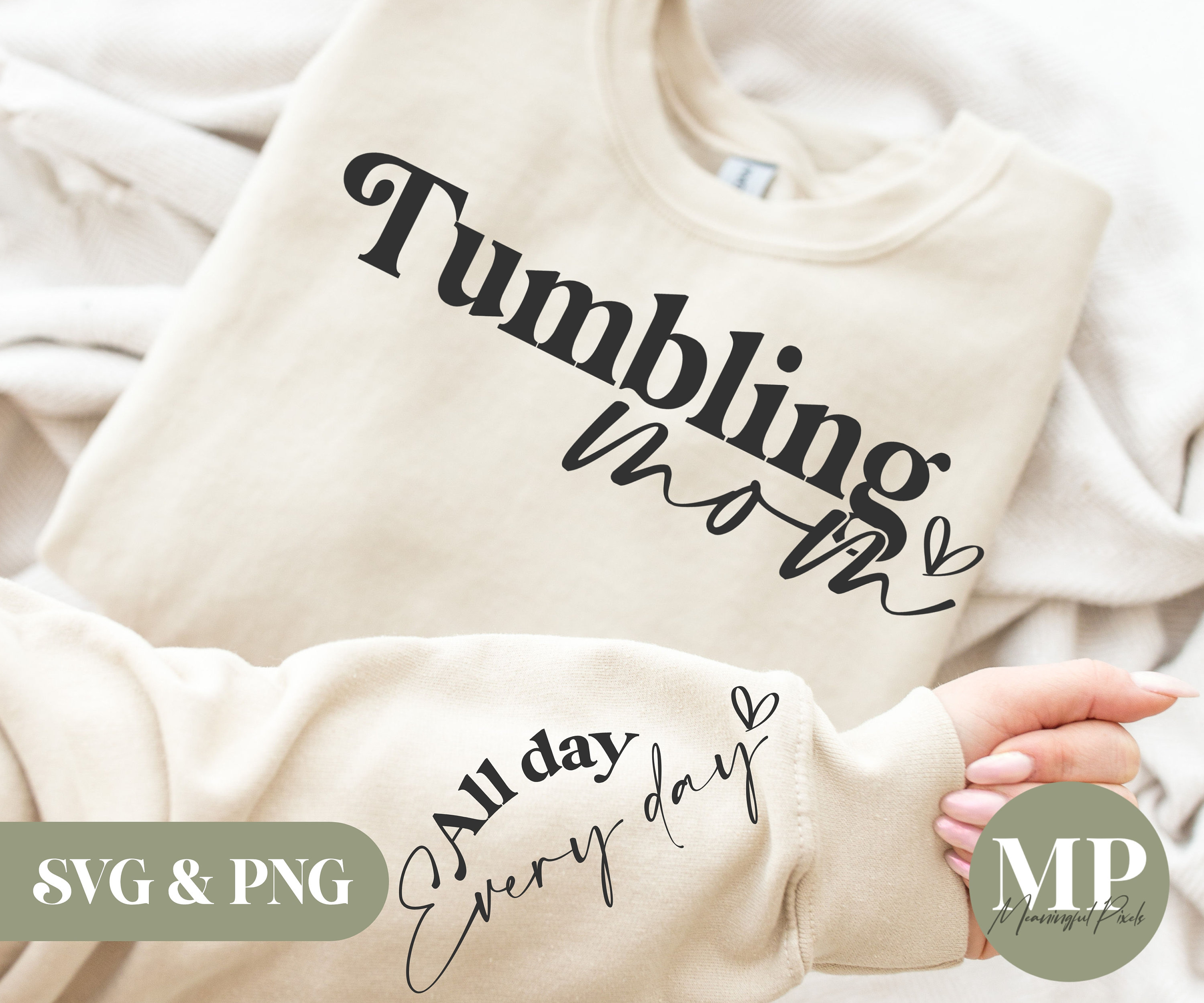 Tumbling Mom SVG & PNG - Etsy
