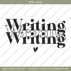 Writing SVG & PNG - Etsy