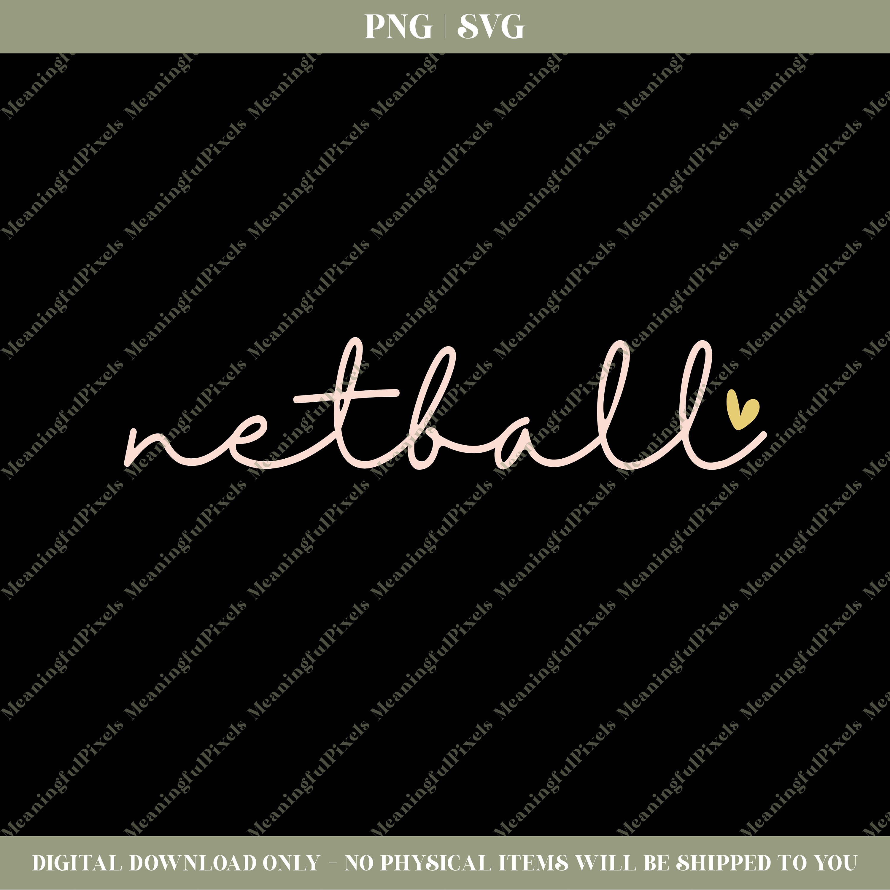 Netball SVG & PNG - Etsy Australia