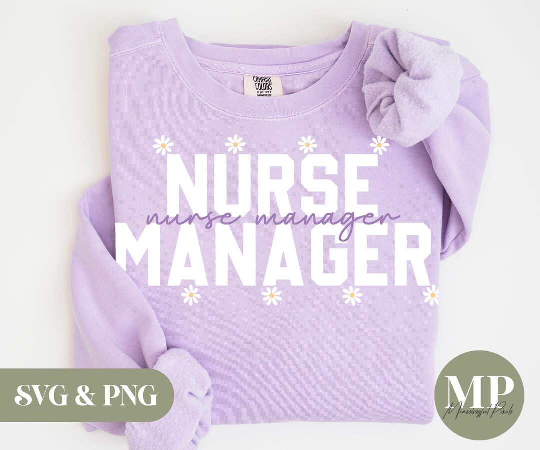 Nurse Manager SVG & PNG - Etsy