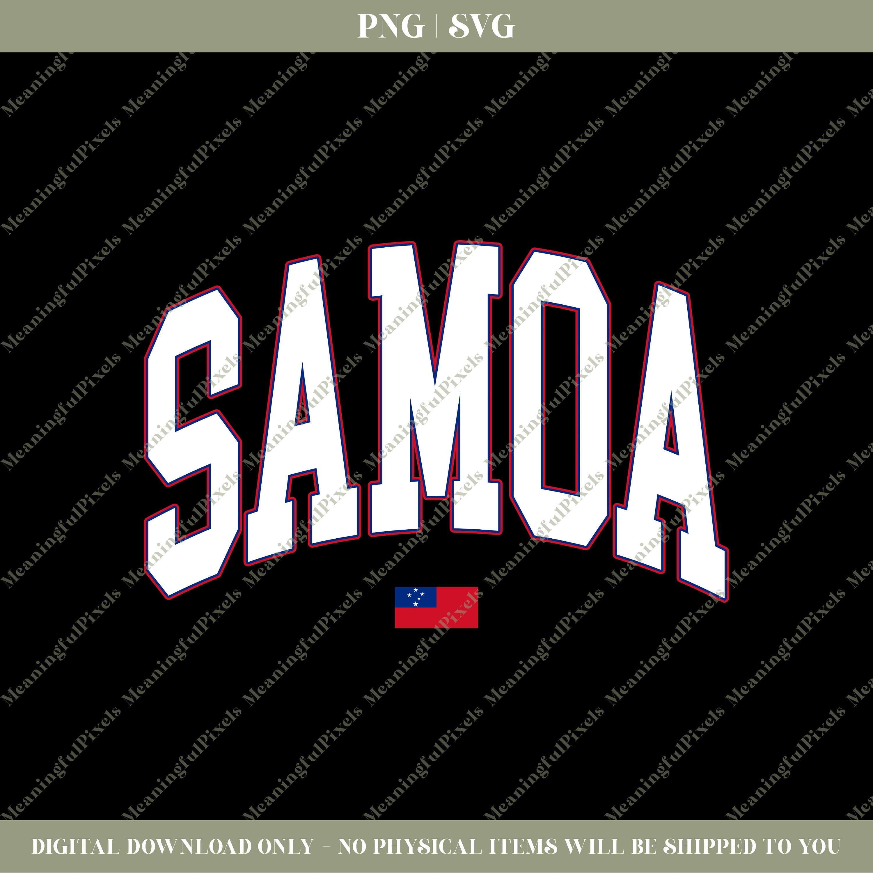 Samoa SVG & PNG - Etsy