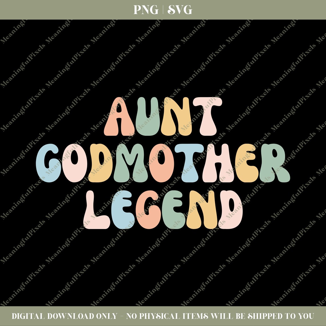 Aunt Godmother Legend Funny Aunt SVG & PNG - Etsy