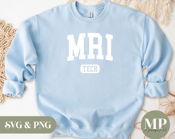 MRI Tech/magnetic Resonance Imaging Technician: Digital Cut File Design ...