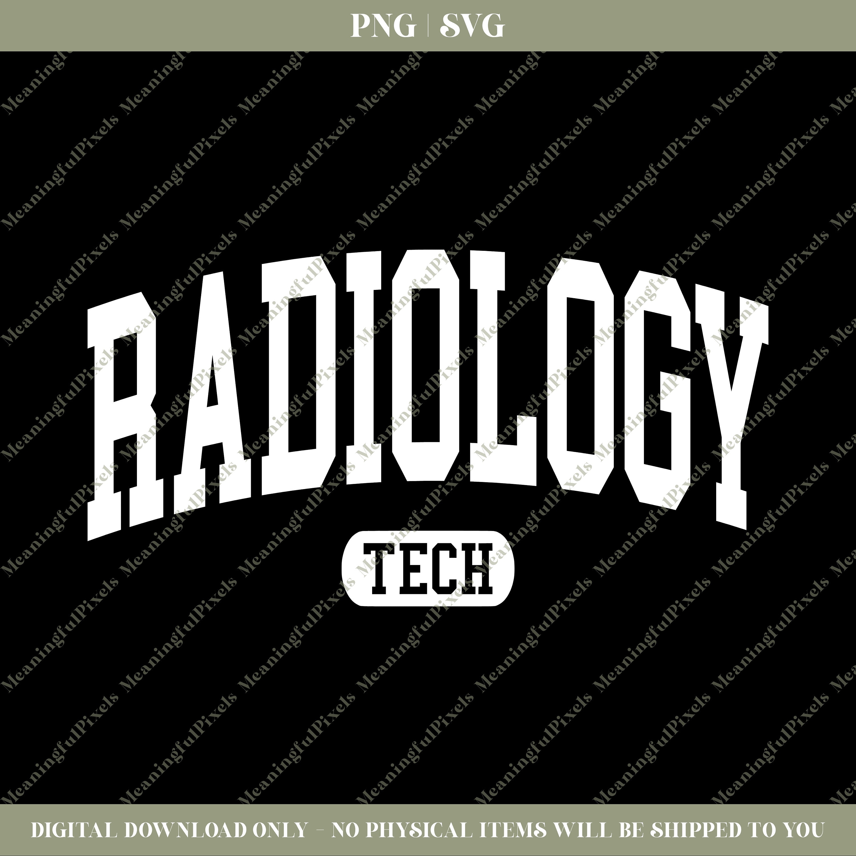 Radiology Tech SVG & PNG - Etsy