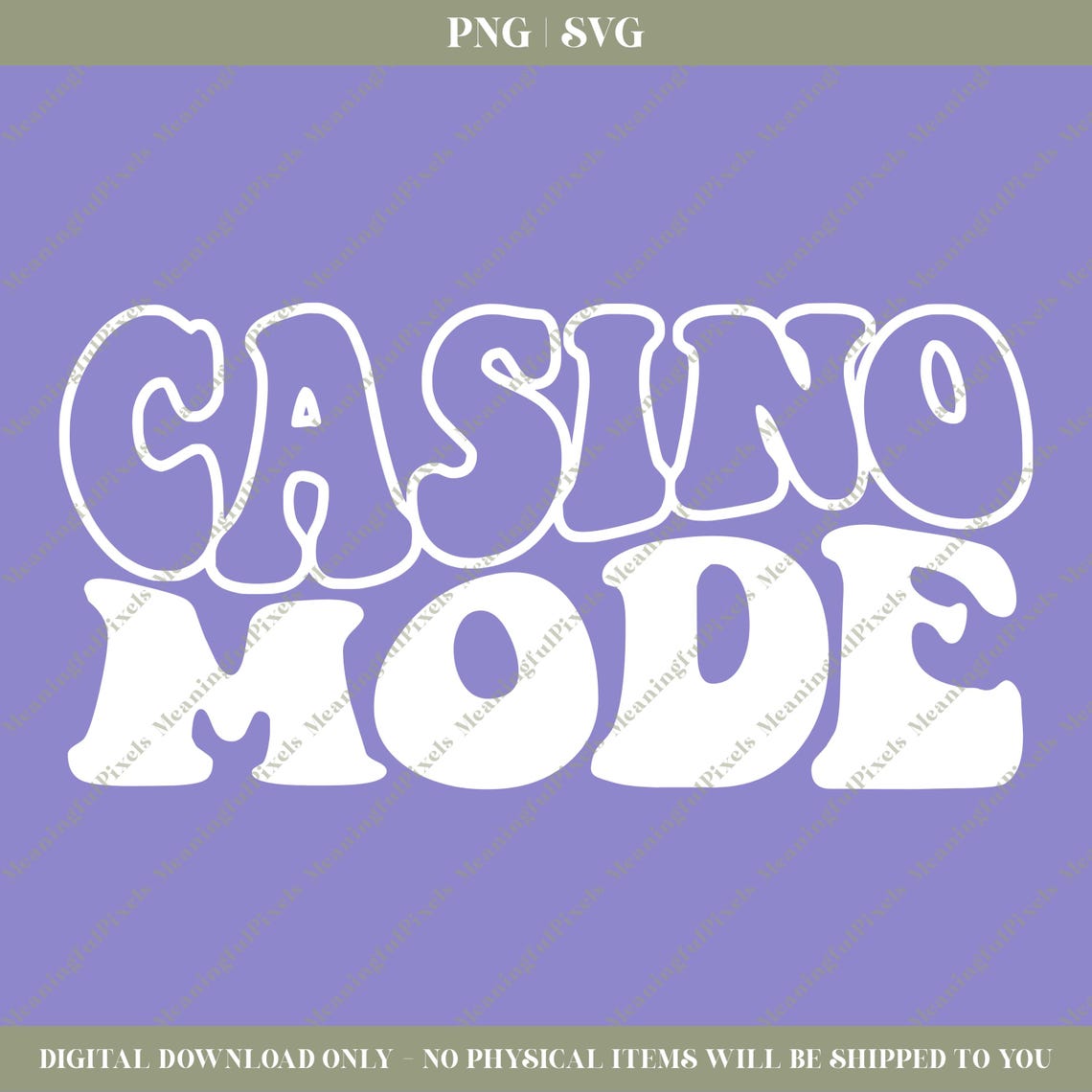 Casino Mode SVG & PNG - Etsy