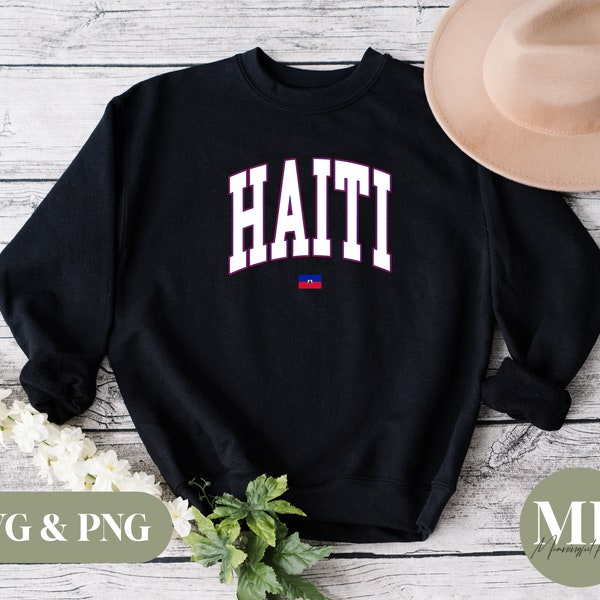 Haiti Flag Svg - Etsy