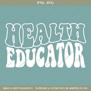 Health Educator SVG & PNG - Etsy