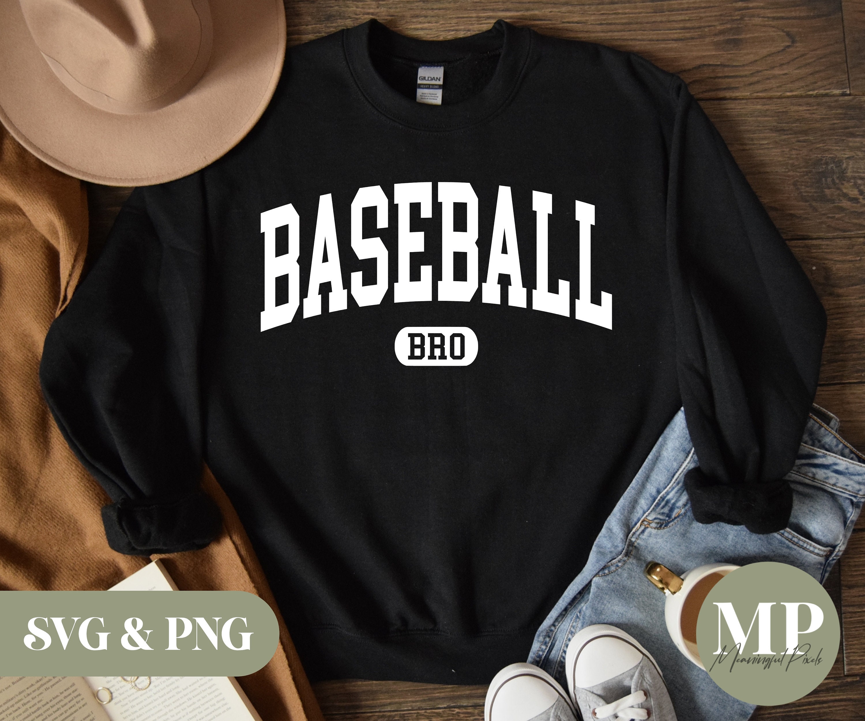 Baseball Bro SVG & PNG - Etsy