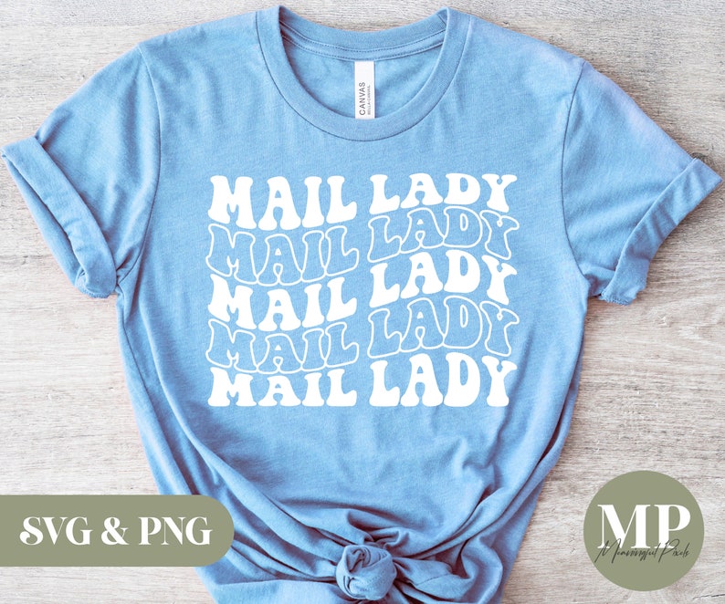 Mail Lady SVG & PNG - Etsy