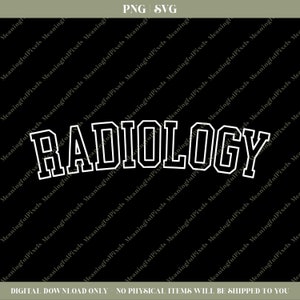 Radiology SVG & PNG - Etsy