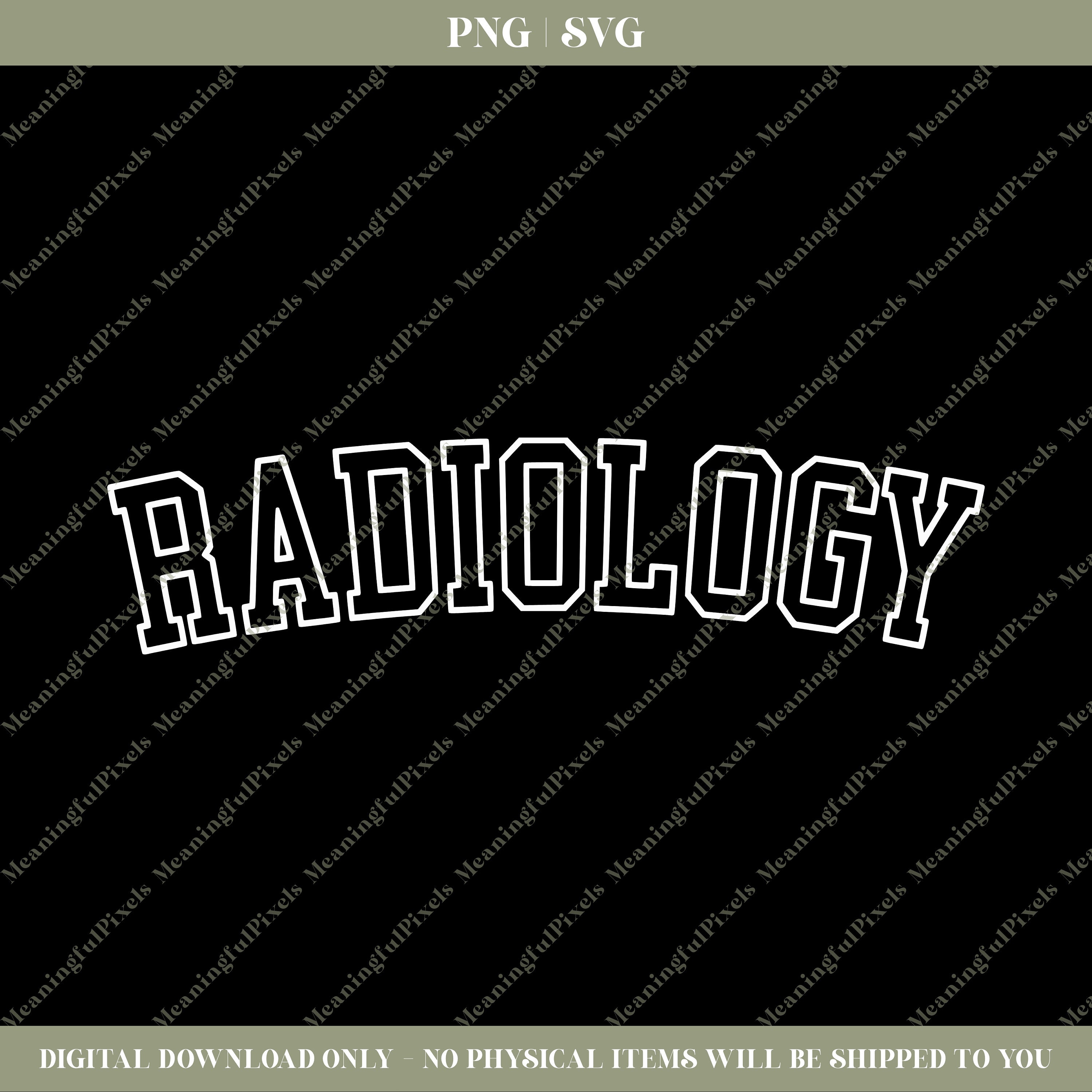 Radiology SVG & PNG - Etsy