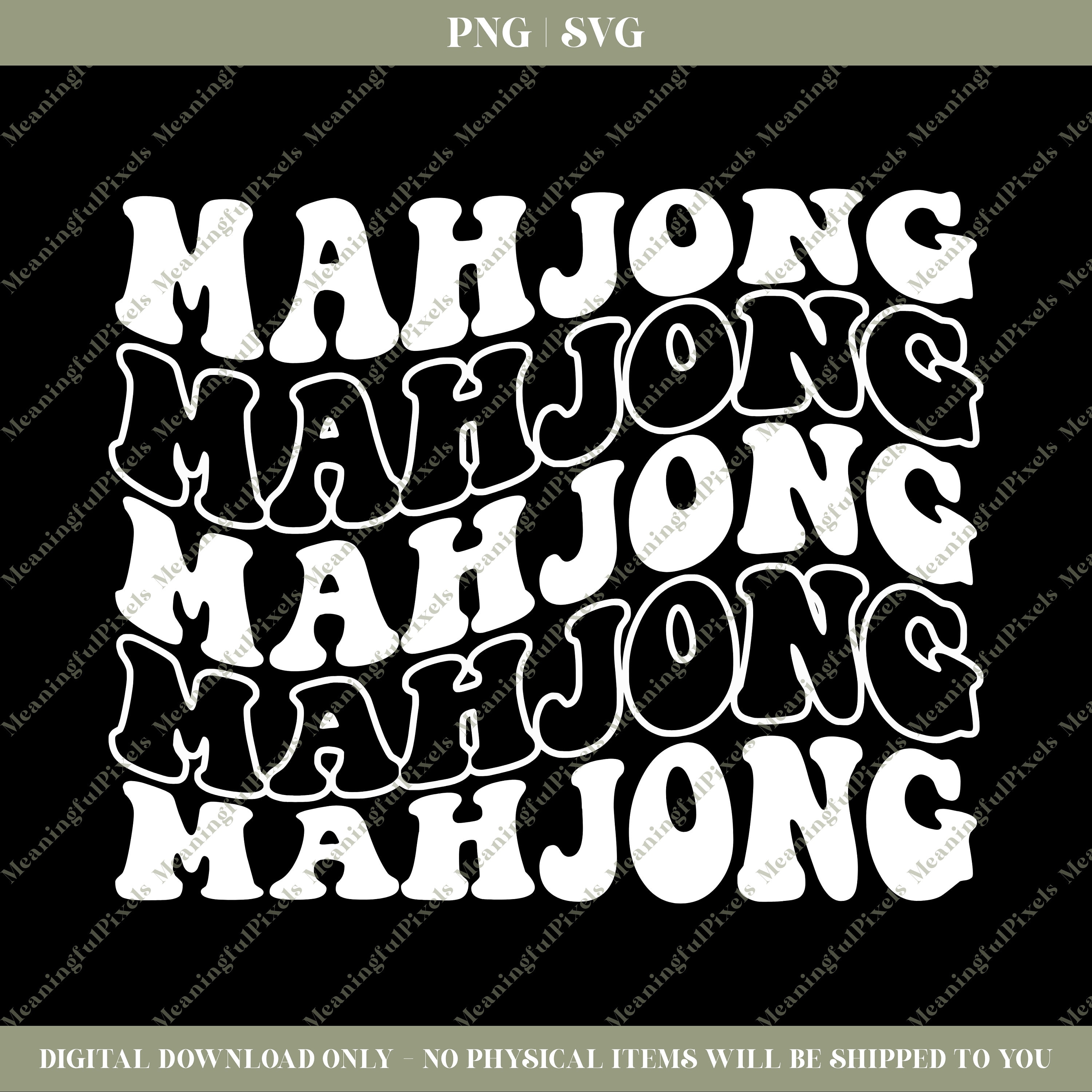 Mahjong SVG & PNG - Etsy