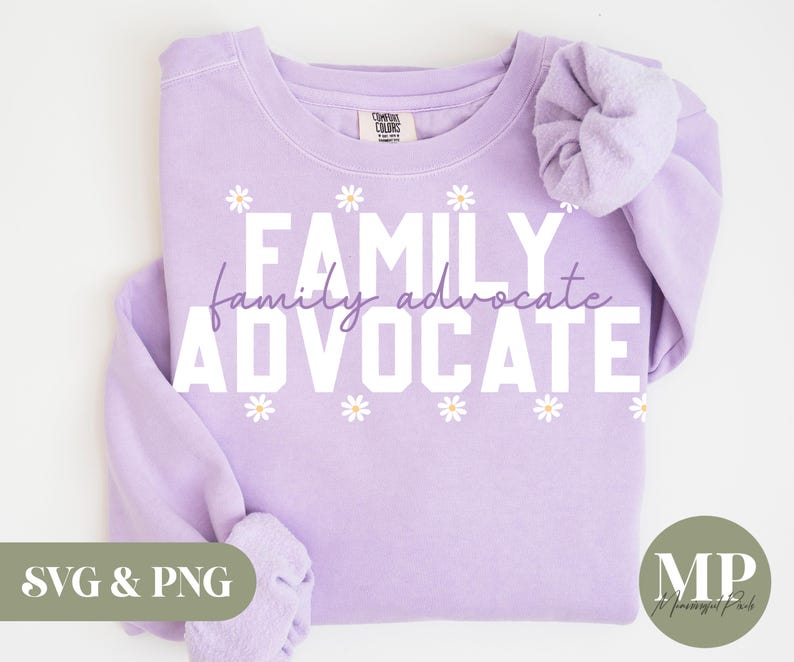 Family Advocate SVG & PNG - Etsy