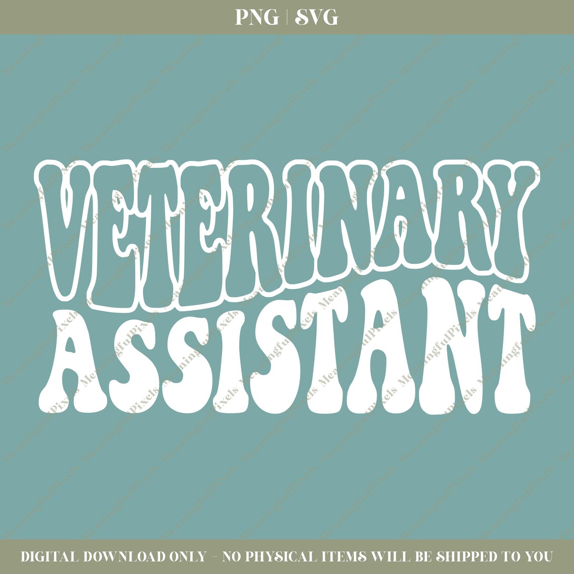 Veterinary Assistant SVG & PNG - Etsy
