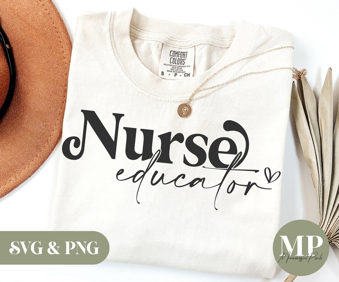 Nurse Educator SVG & PNG - Etsy