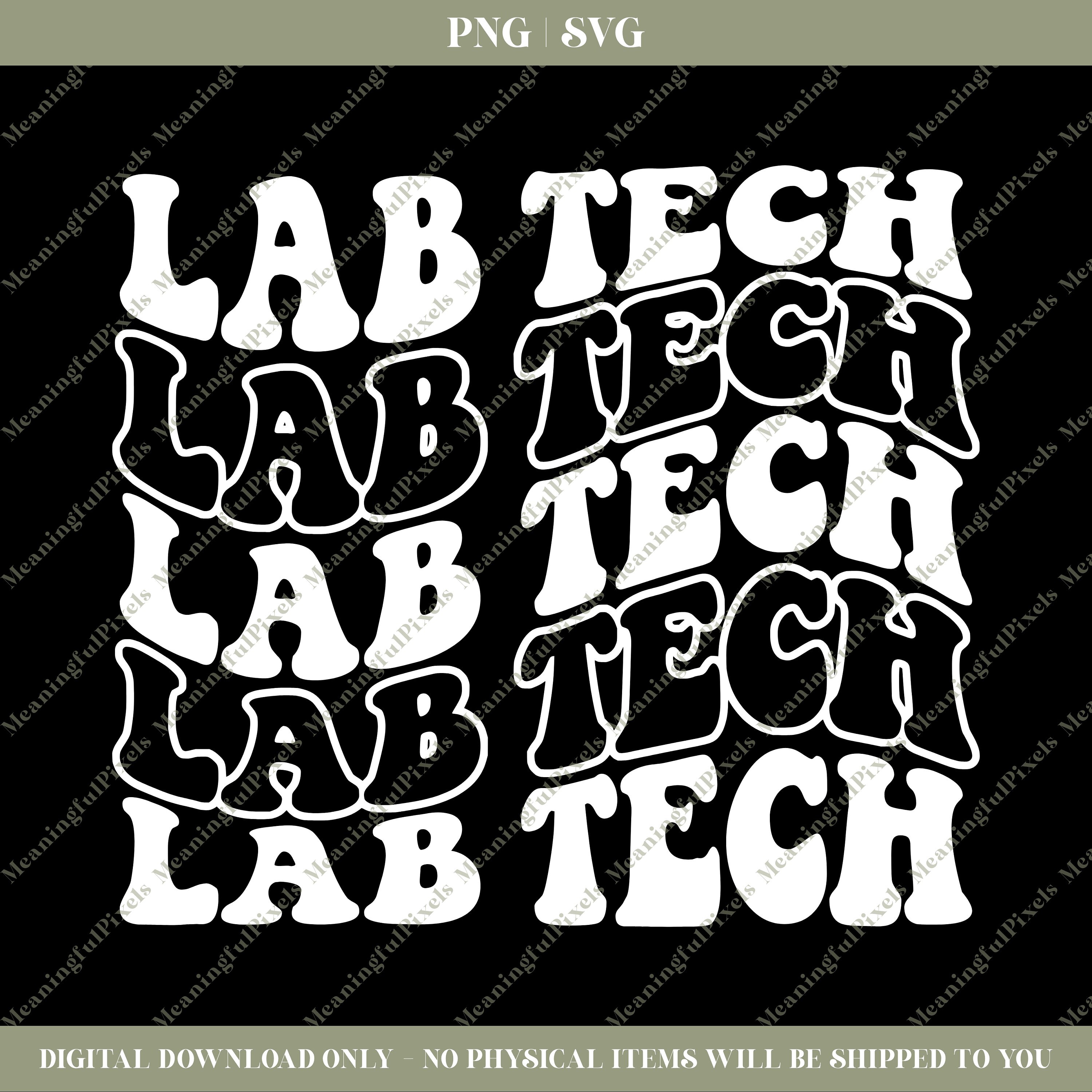 Lab Tech SVG & PNG - Etsy
