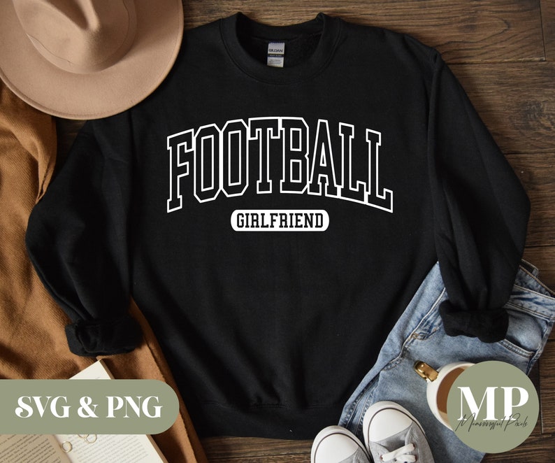 Football Girlfriend SVG & PNG - Etsy