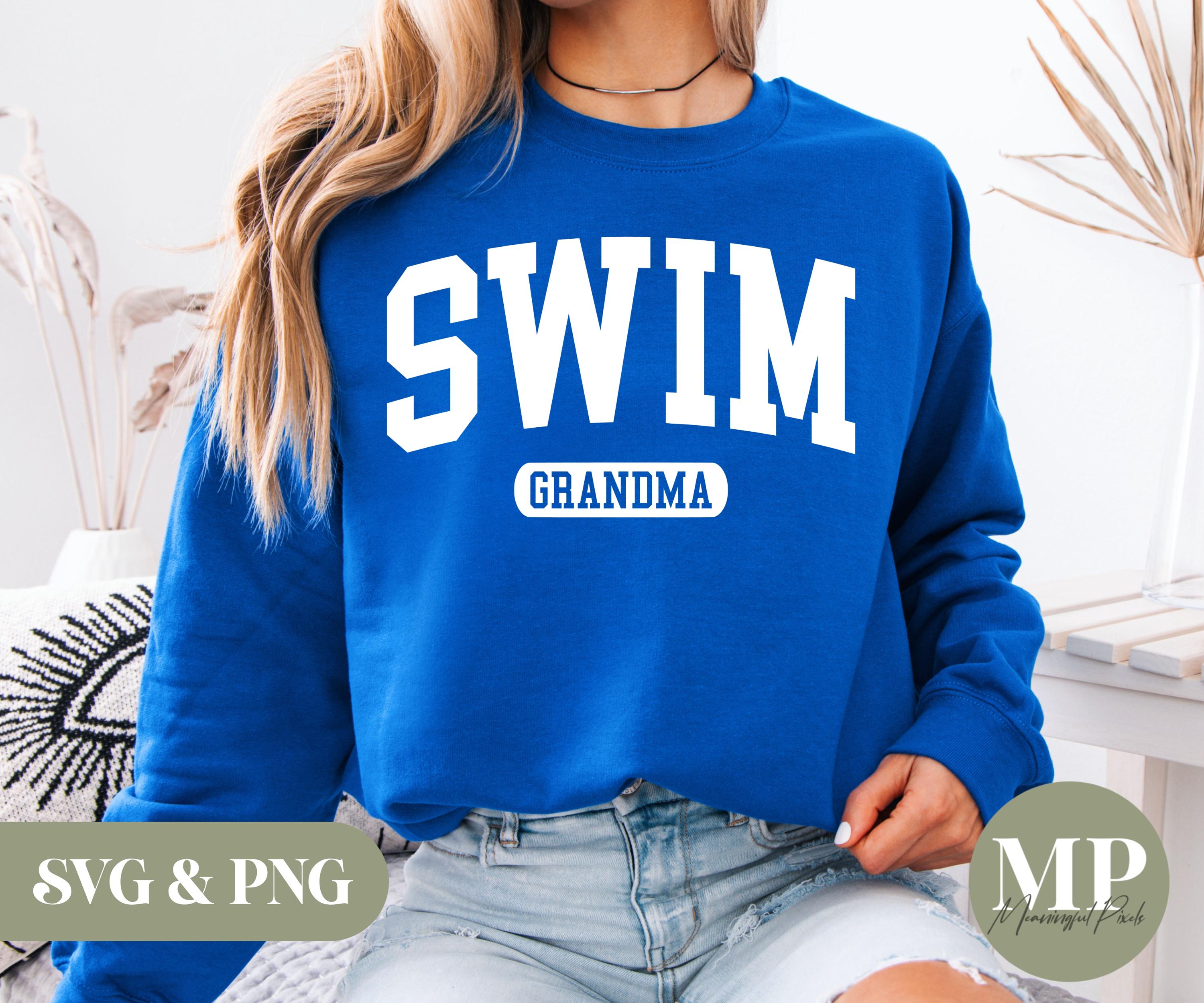 Swim Grandma SVG & PNG - Etsy
