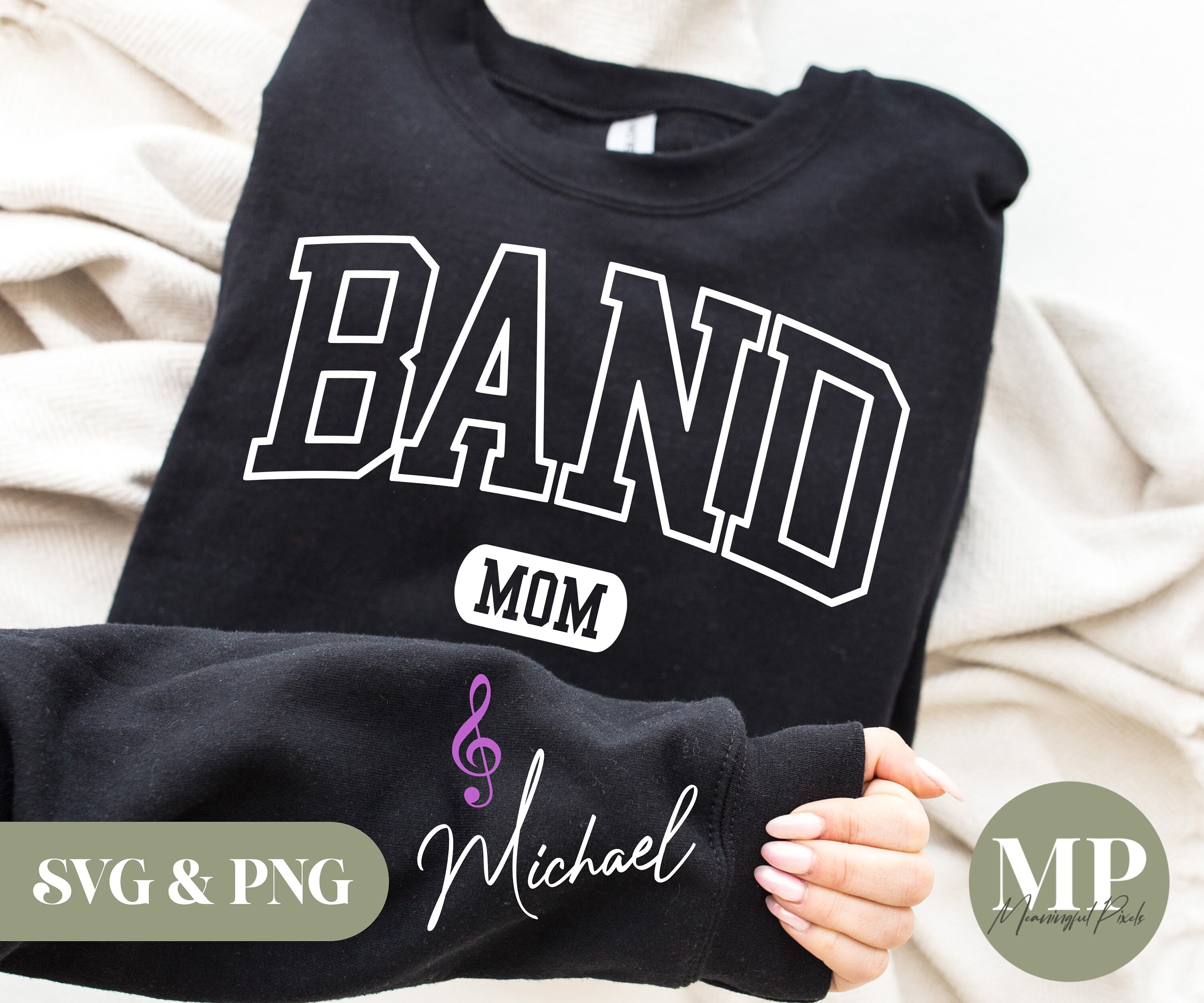Custom Band Mom SVG & PNG - Etsy