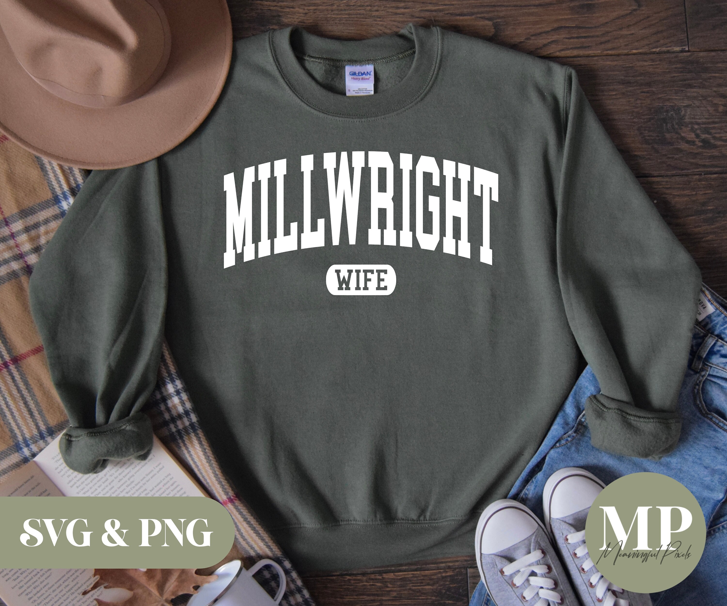 Millwright Wife SVG & PNG - Etsy