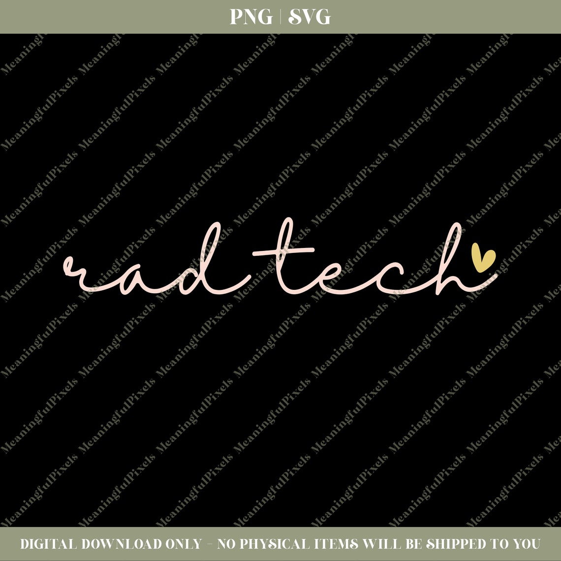 Rad Tech SVG & PNG - Etsy