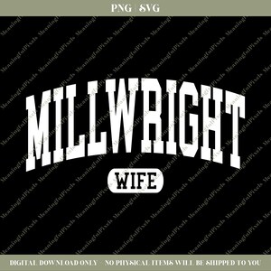 Millwright Wife SVG & PNG - Etsy