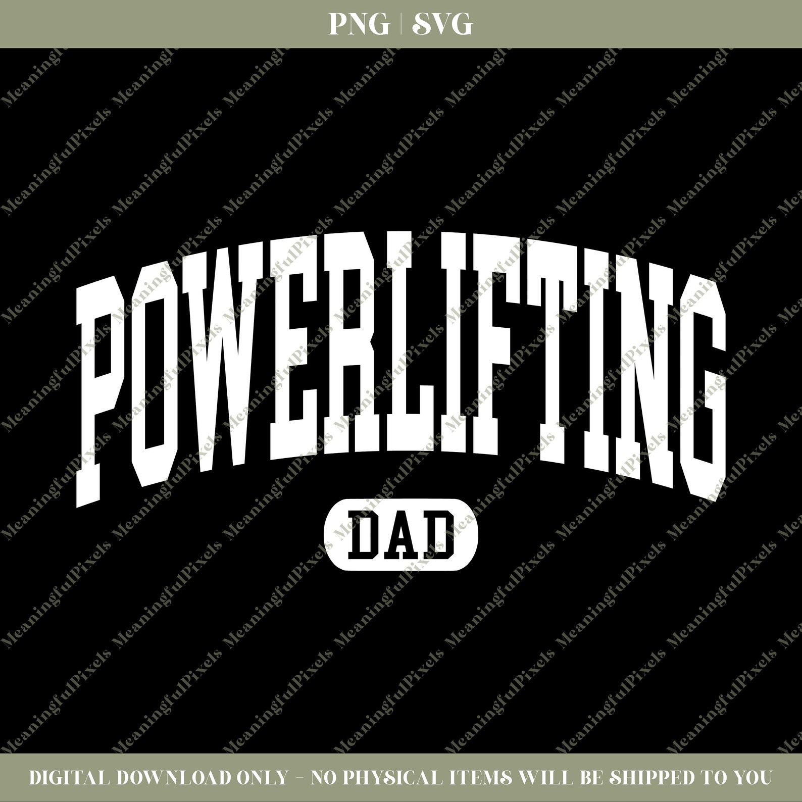Powerlifting Dad SVG & PNG - Etsy