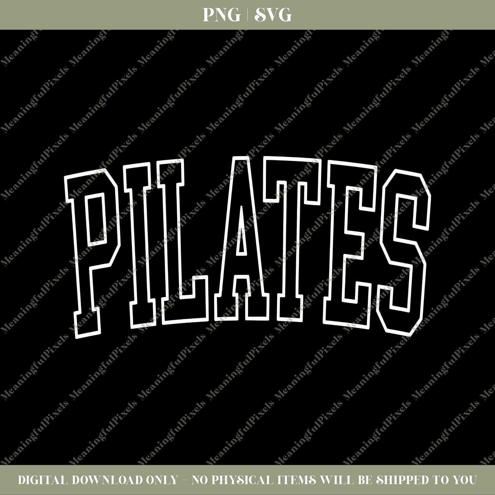 Pilates SVG & PNG - Etsy