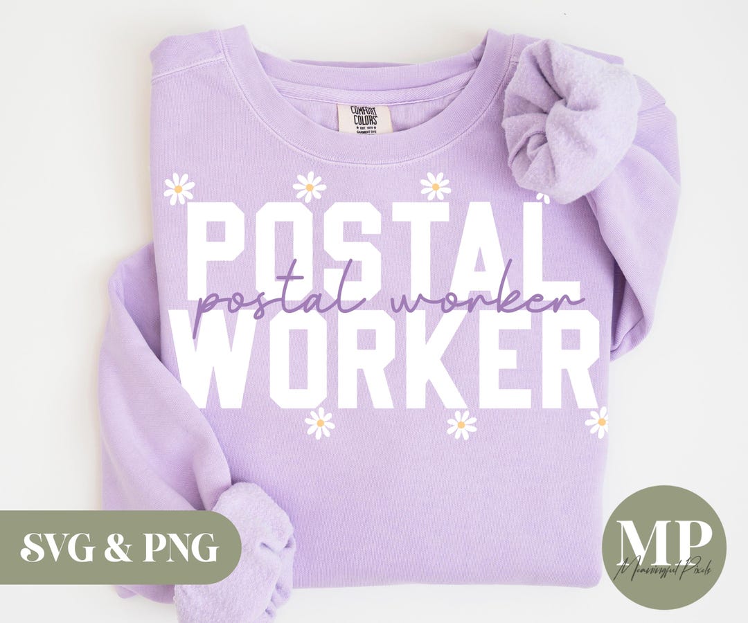 Postal Worker SVG & PNG - Etsy