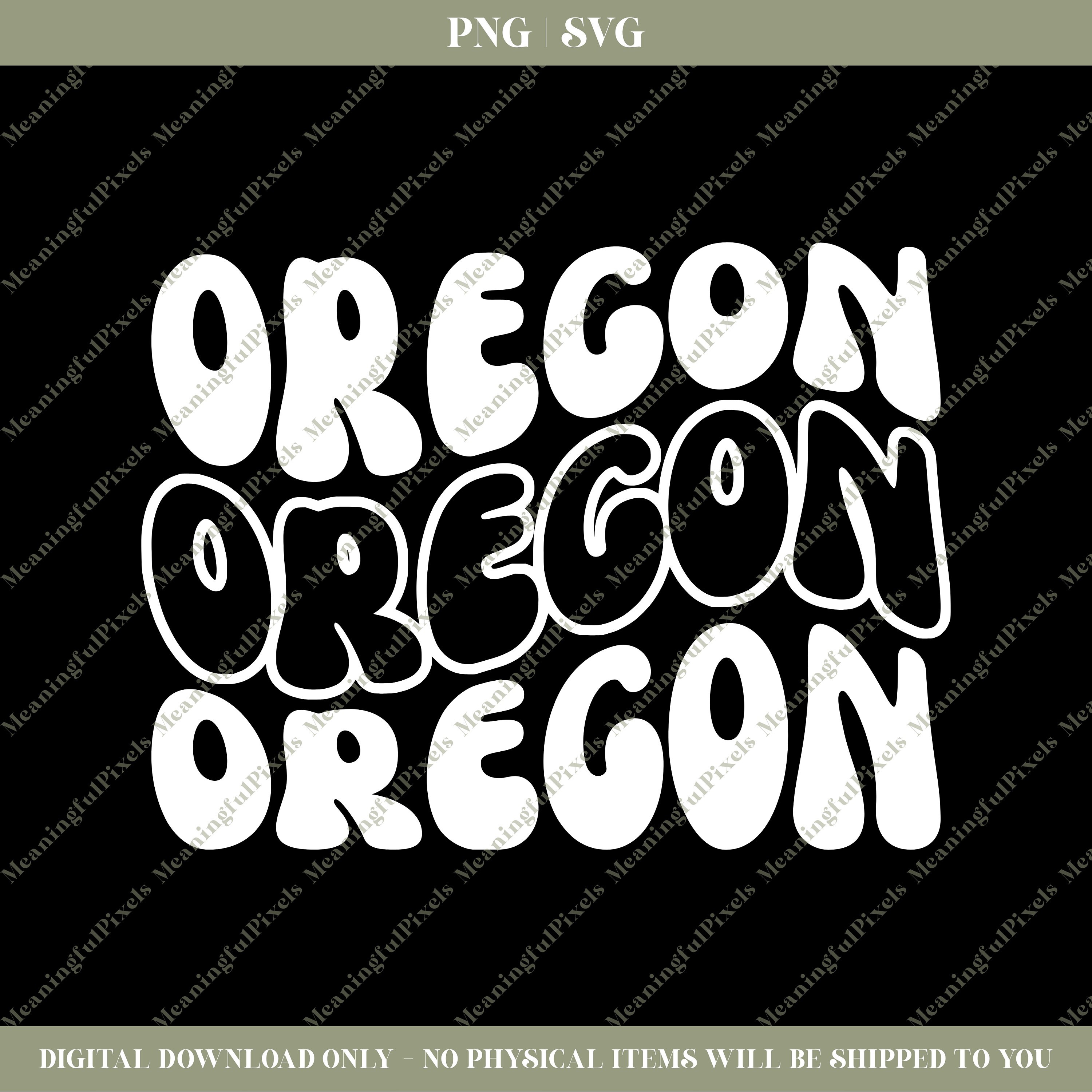 Oregon SVG & PNG - Etsy