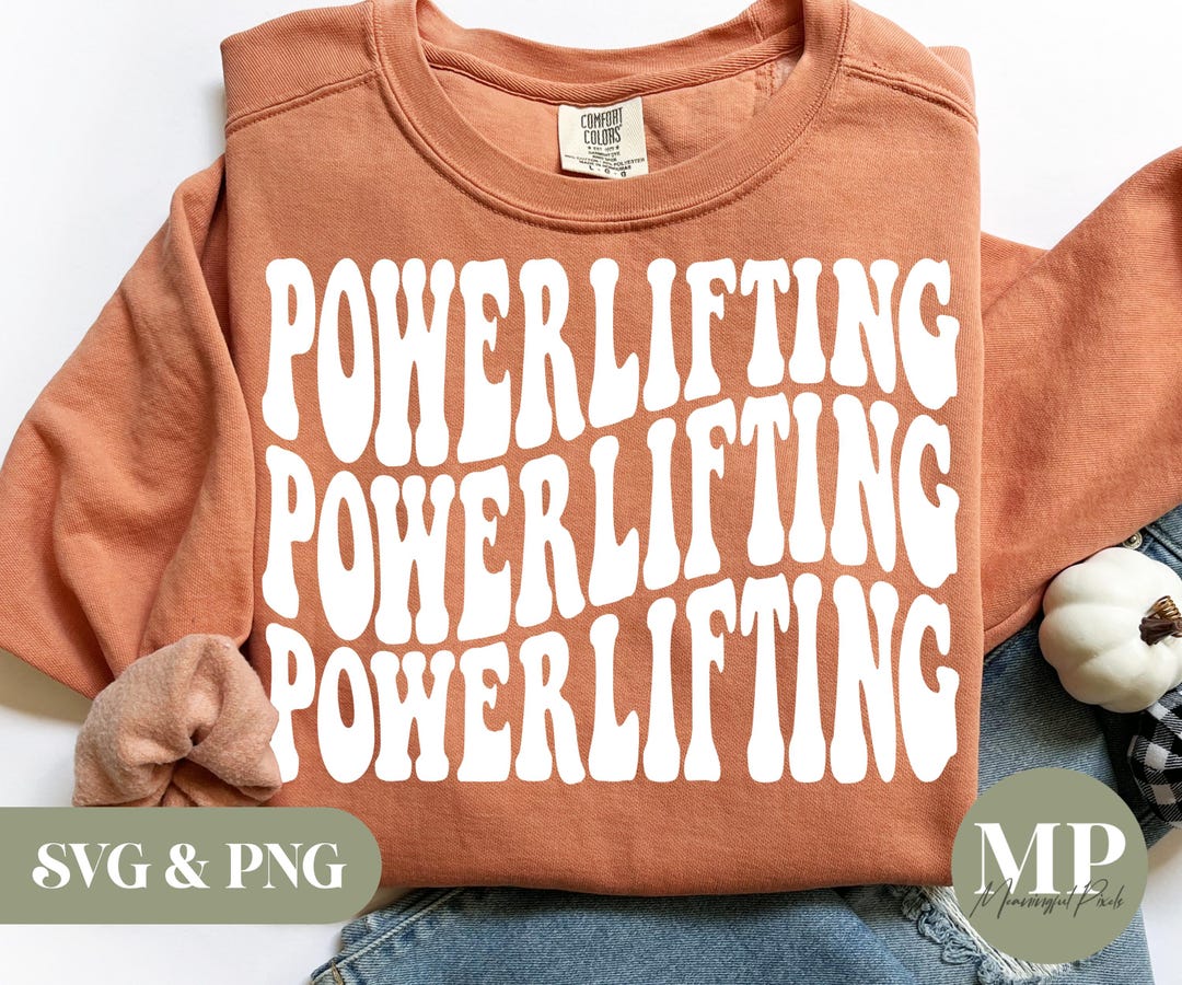 Powerlifting SVG & PNG - Etsy