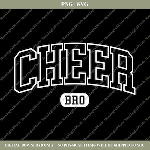 Cheer Bro SVG & PNG - Etsy