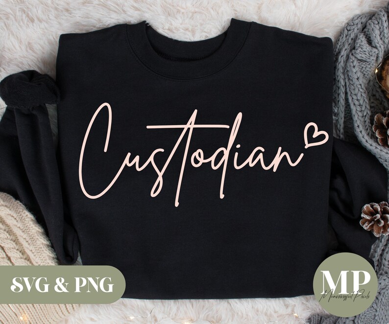 Custodian SVG & PNG - Etsy