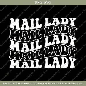 Mail Lady SVG & PNG - Etsy
