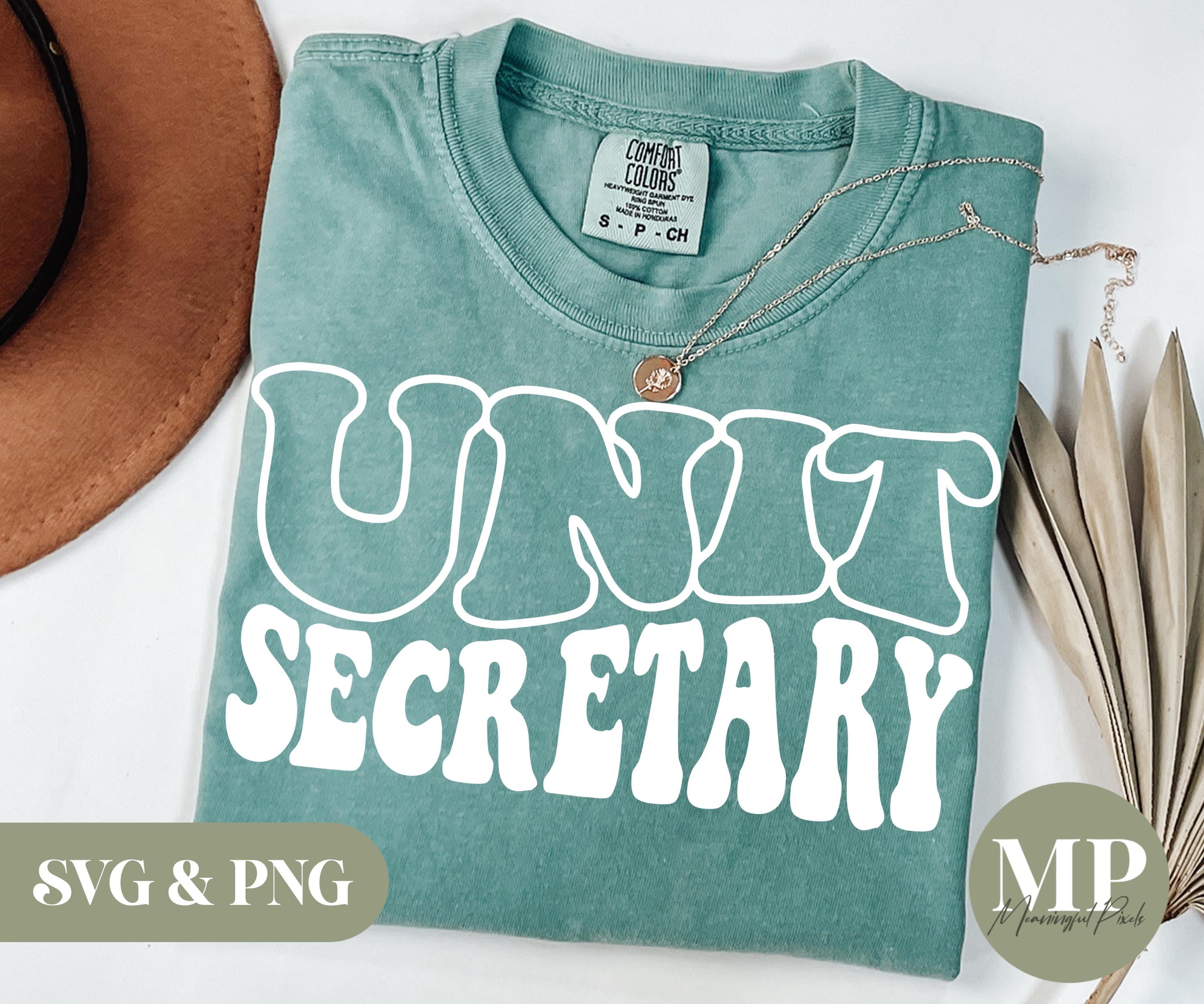 Unit Secretary SVG & PNG - Etsy
