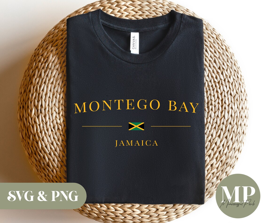 Montego Bay Jamaica SVG & PNG - Etsy