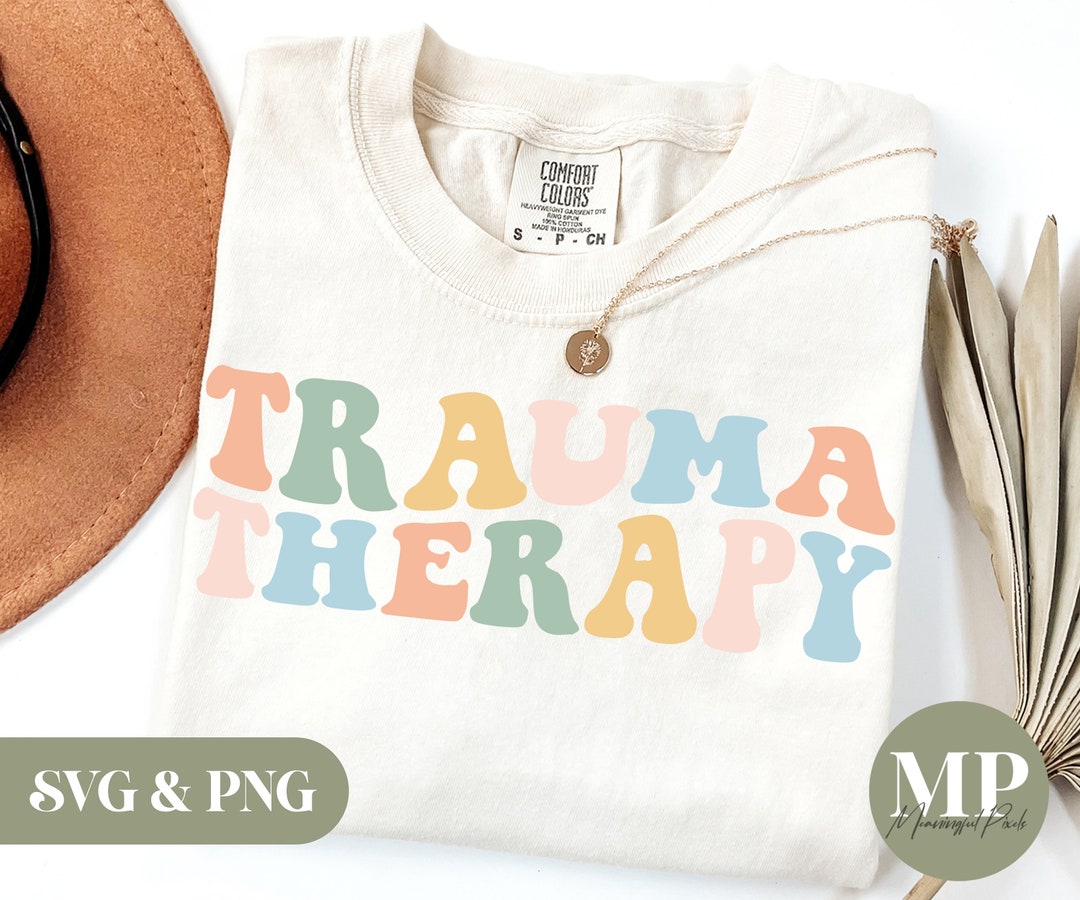 Trauma Therapy SVG & PNG - Etsy