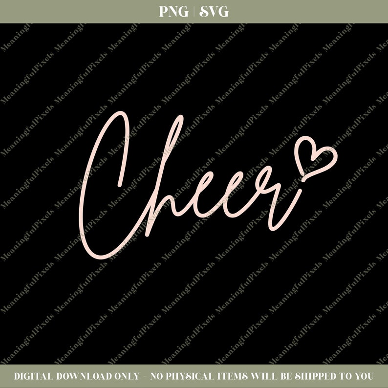 Cheer | Cheerleading SVG & PNG - Etsy UK