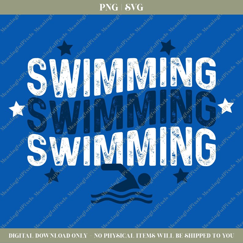 Swimming SVG & PNG - Etsy