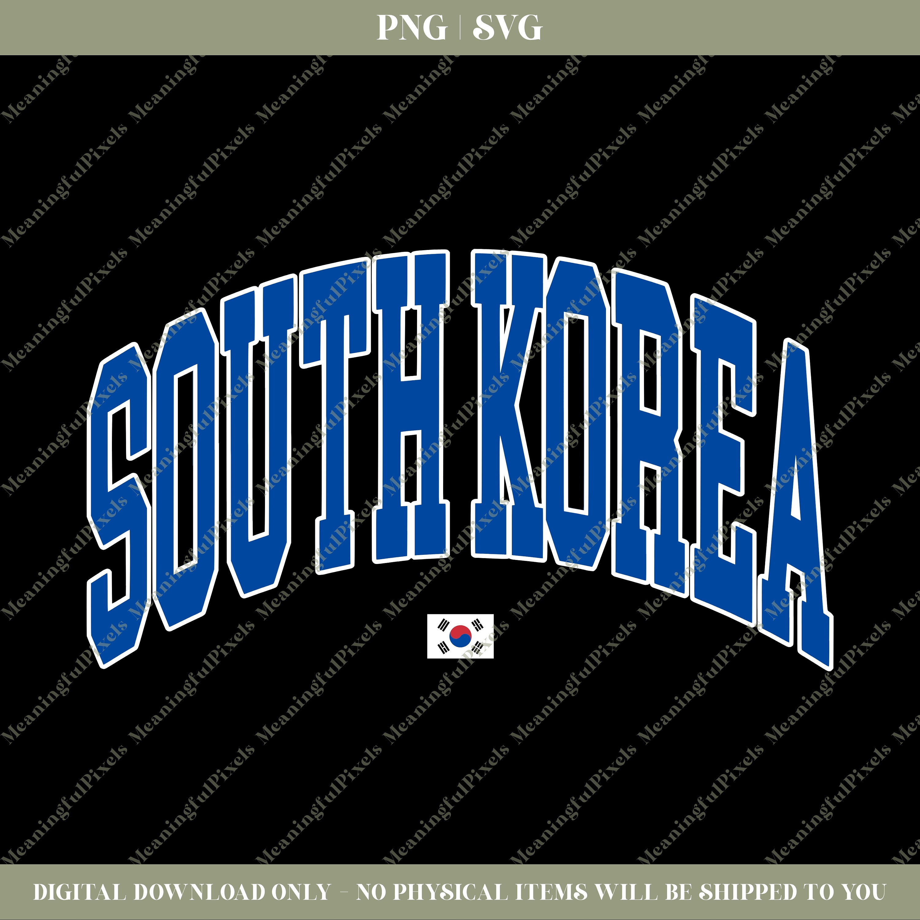 South Korea SVG & PNG - Etsy