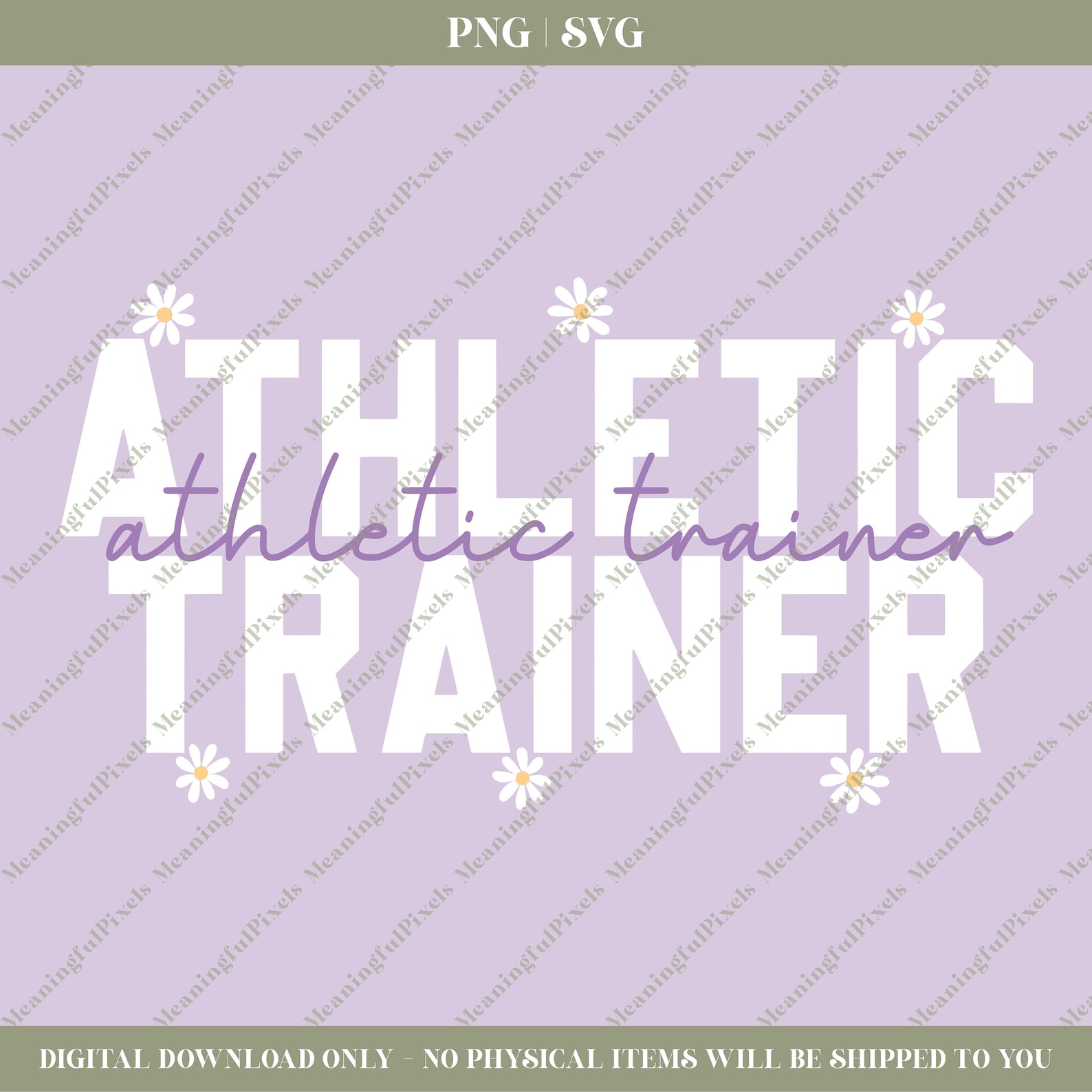 Athletic Trainer SVG & PNG - Etsy