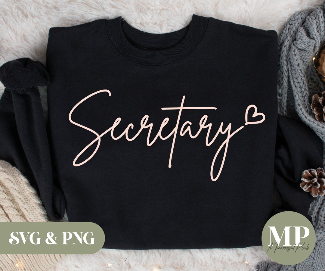 Secretary SVG & PNG - Etsy