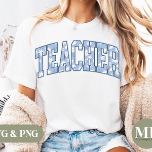 Teacher SVG & PNG - Etsy