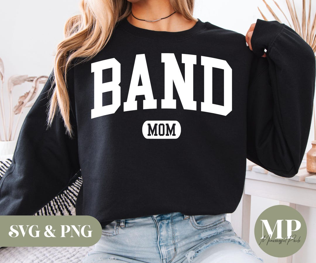 Band Mom SVG & PNG - Etsy