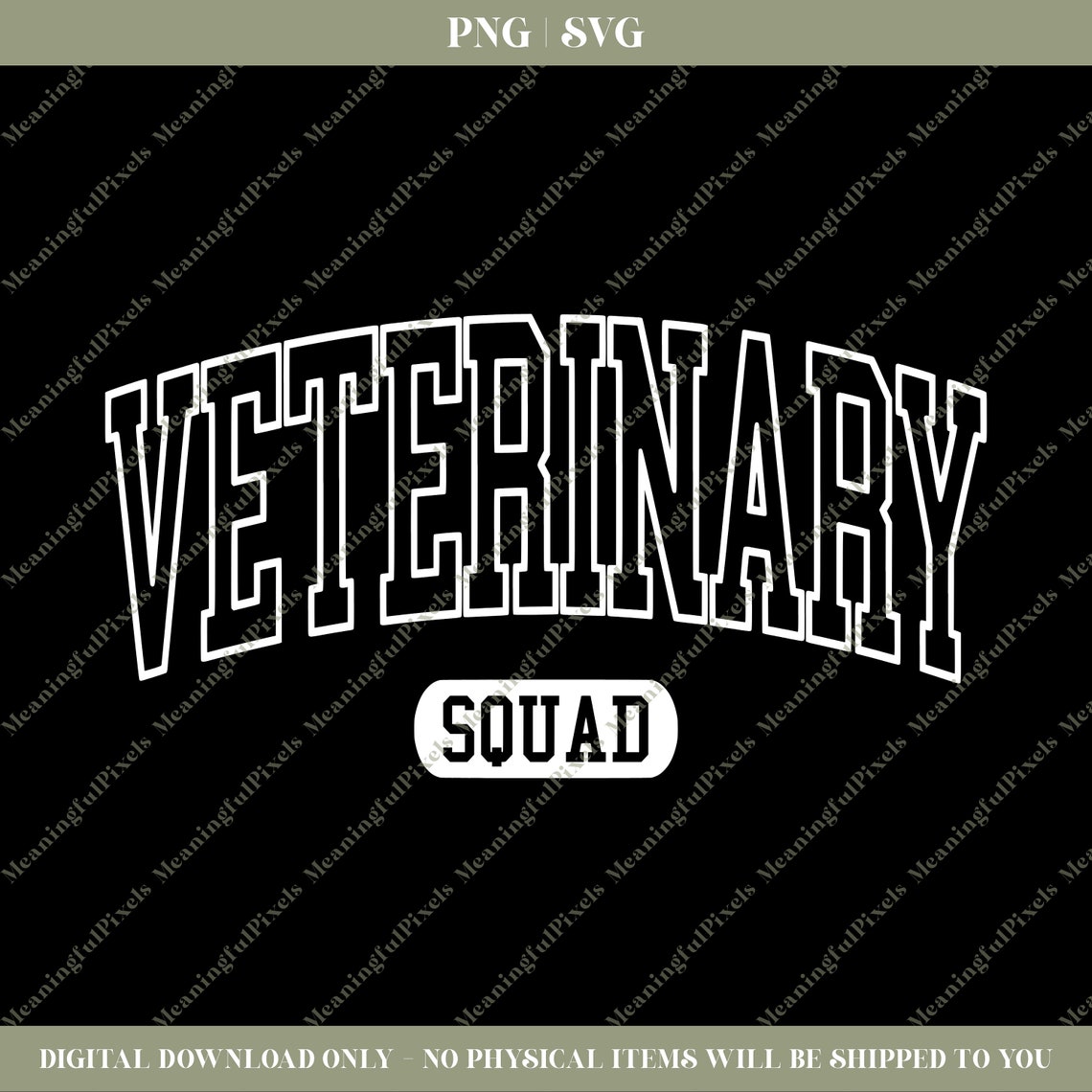 Veterinary Squad SVG & PNG - Etsy